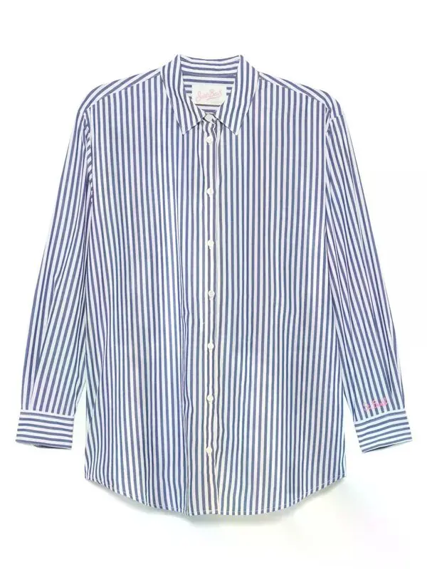 MC2 SAINT BARTH Striped Cotton Shirt