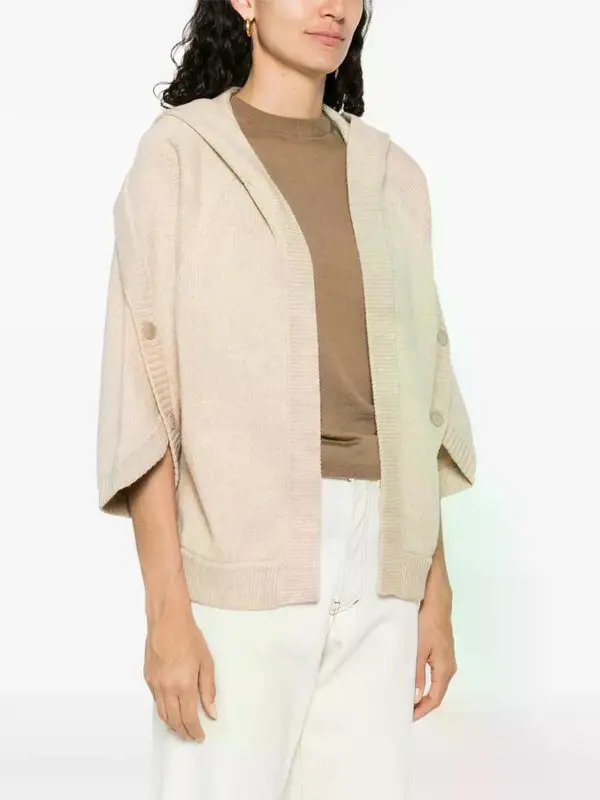 Max Mara Hooded Cardigan - Neutrals