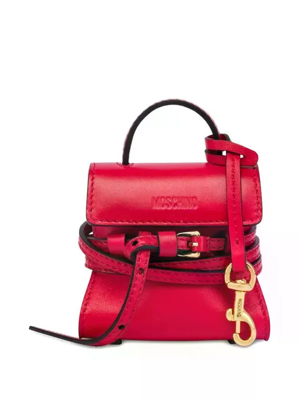 Moschino Bag Keyring - Red
