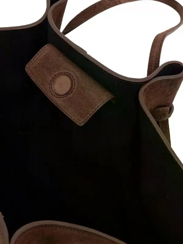 Yuzefi Suede Tote Bag - Brown