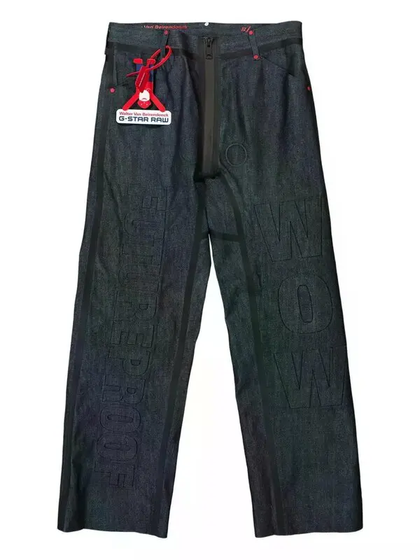 WALTER VAN BEIRENDONCK X G-star Raw Embellished Jeans - Blue