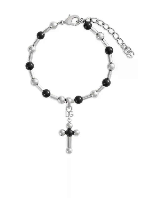 Dolce & Gabbana Cross-pendant Bracelet - Silver