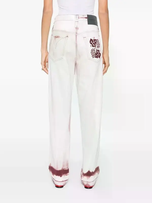 FEDERICO CINA Bleached-effect Trousers