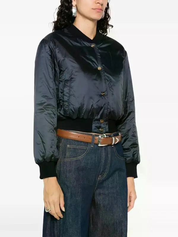 Max Mara Cropped Bomber Jacket