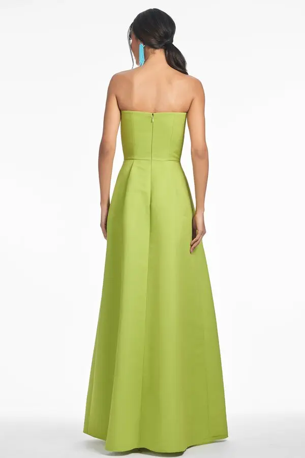 Sachin & Babi Larisa Printed Gown - Peridot Cascade