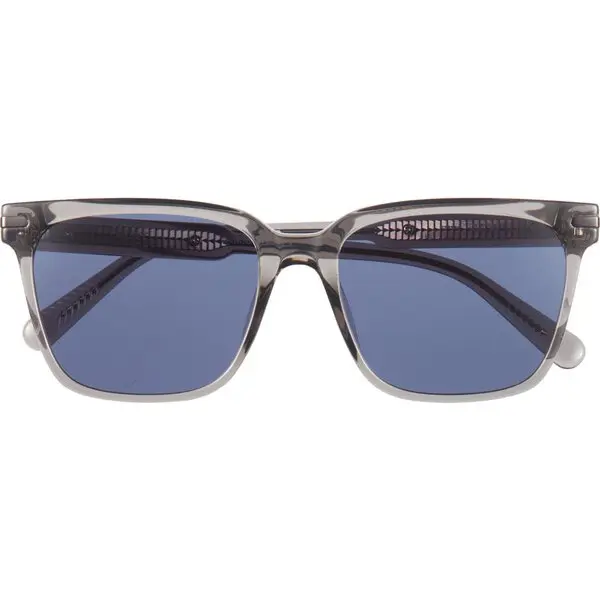 Quay Recap 56mm Small Square Sunglasses - Grey/ Navy