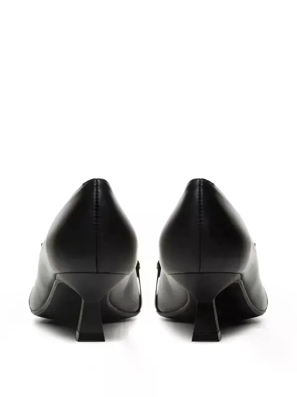 POCHE PARIS Fringe-detailed Pumps - Black