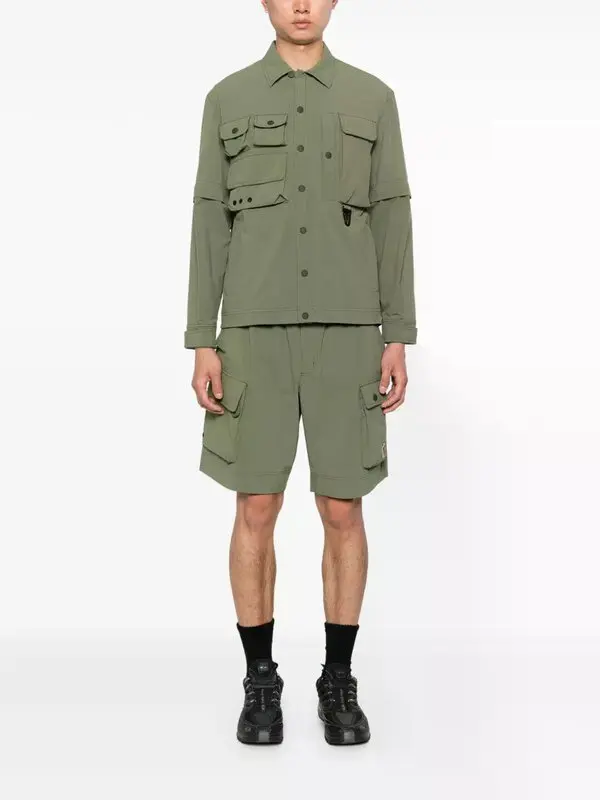 Moncler Cordura Track Shorts - Green