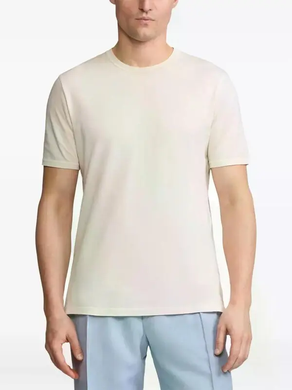 Ralph Lauren Purple Label Crew-neck Short-sleeve T-shirt - Neutrals