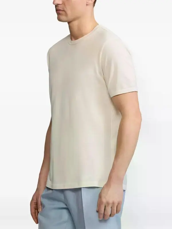 Ralph Lauren Purple Label Crew-neck Short-sleeve T-shirt - Neutrals