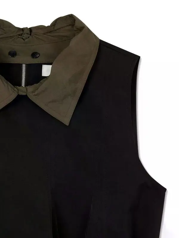 STUDIO TOMBOY Collared Belted Dress - Black
