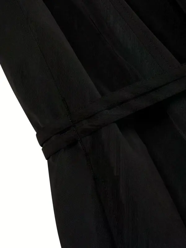 STUDIO TOMBOY Collared Belted Dress - Black