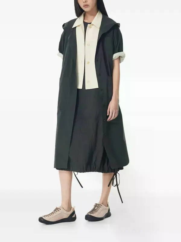 STUDIO TOMBOY Hooded Button-up Coat