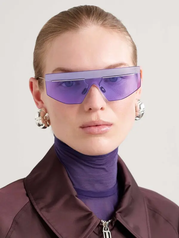 Prada D-frame Rimless Sunglasses