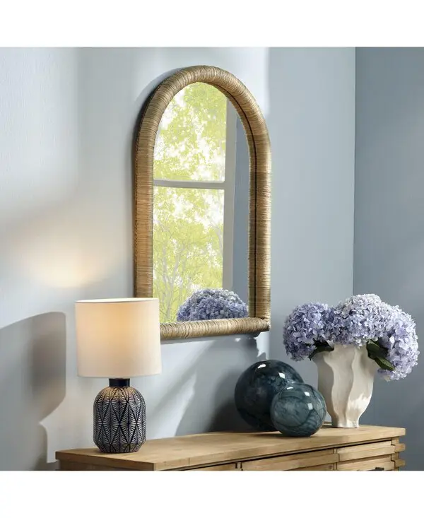 JAMIE YOUNG CO. Hill Seagrass Arch Wall Mirror