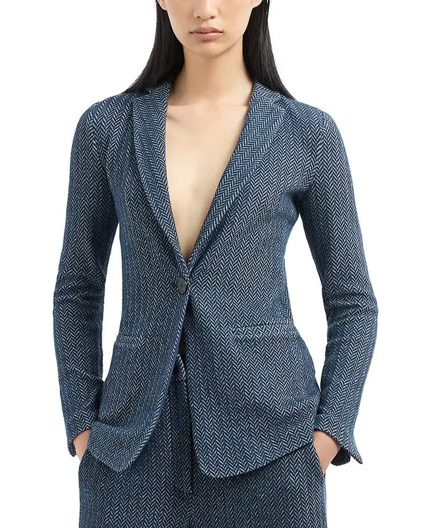 Emporio Armani Chevron Blazer