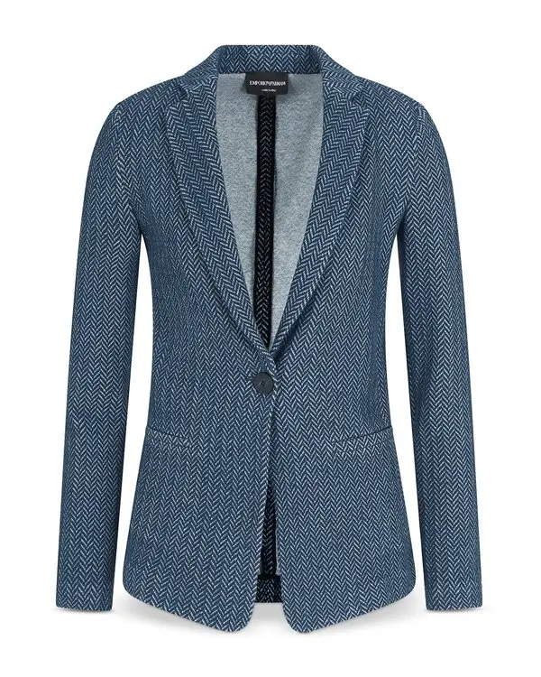 Emporio Armani Chevron Blazer