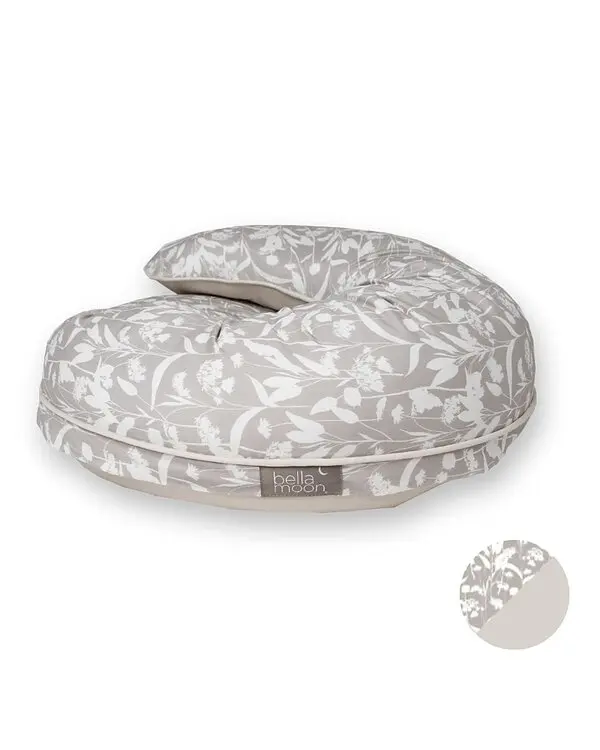 BELLAMOON Full C-shaped Body Pillow Pregnancy Endometriosis Menopause - Gray