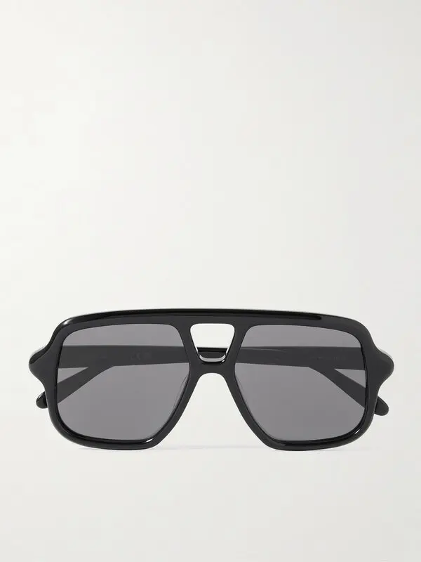 Loewe Aviator-style Acetate Sunglasses - Black