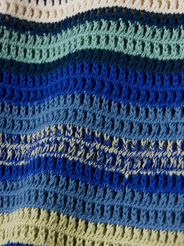 Escvdo Nevado Crocheted Flared Pants