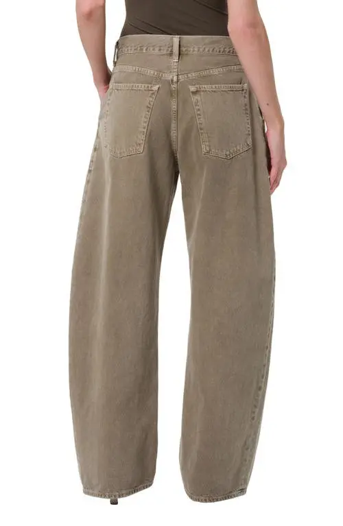 AGOLDE Sefton Pleated Barrel Jeans - Cholla
