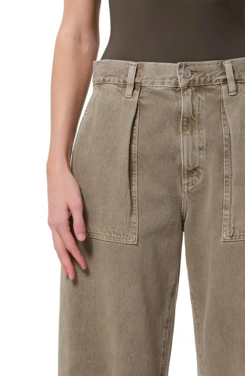 AGOLDE Sefton Pleated Barrel Jeans - Cholla