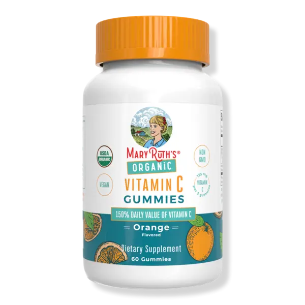 MARYRUTH'S Organic Vitamin C Gummies Orange - One-color