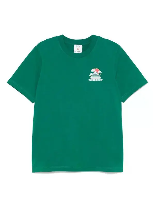 Casablanca Montagne Ondulée T-shirt - Green