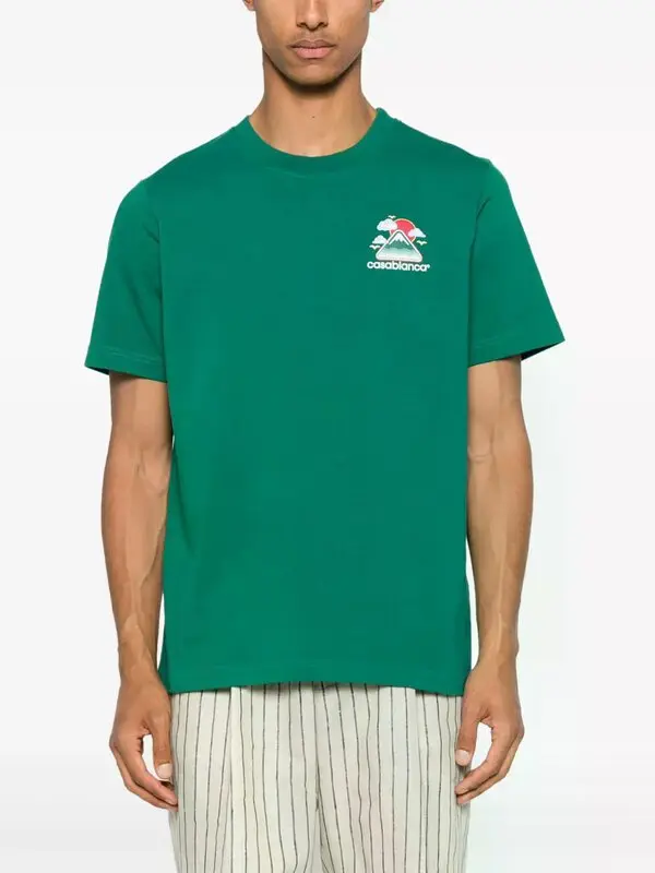 Casablanca Montagne Ondulée T-shirt - Green