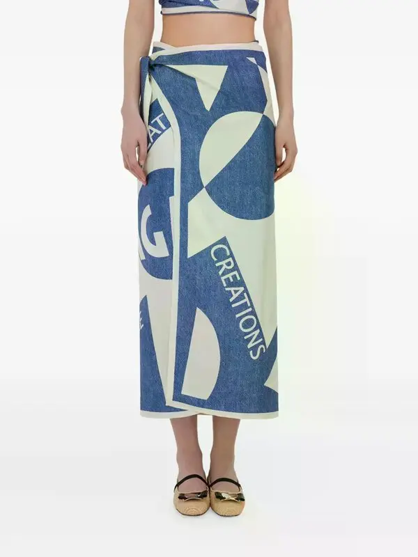 FERRAGAMO Graphic-print Wrap Scarf