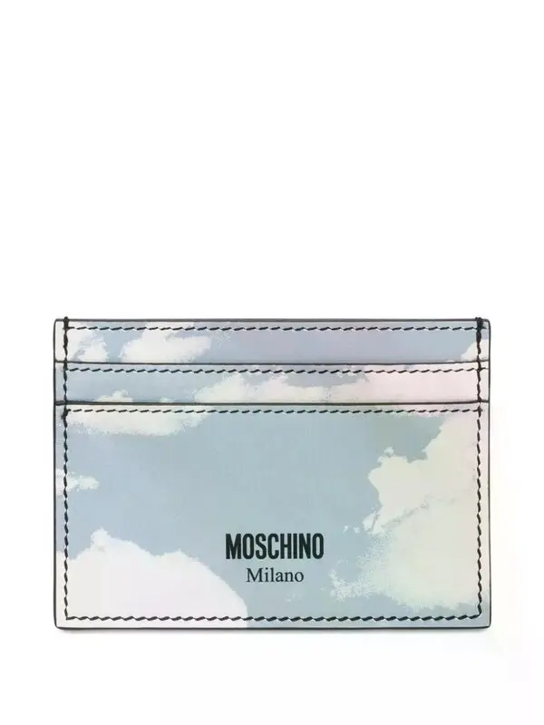 Moschino Leather Wallet - Blue