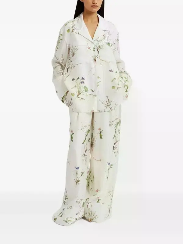 Erdem Silk Trousers
