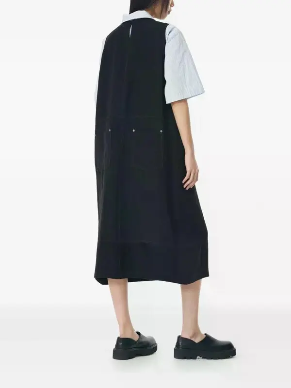 STUDIO TOMBOY Sleeveless Utility Midi Dress