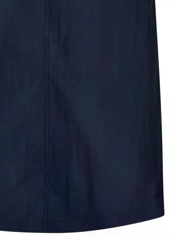 STUDIO TOMBOY Pleated A-line Maxi Skirt - Blue