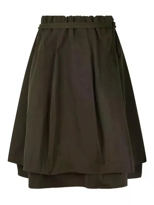 STUDIO TOMBOY Layered Drawstring Midi Skirt