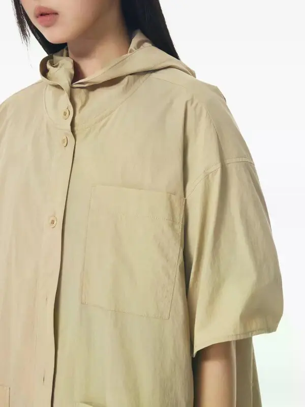 STUDIO TOMBOY Hooded Utility Raincoat - Brown
