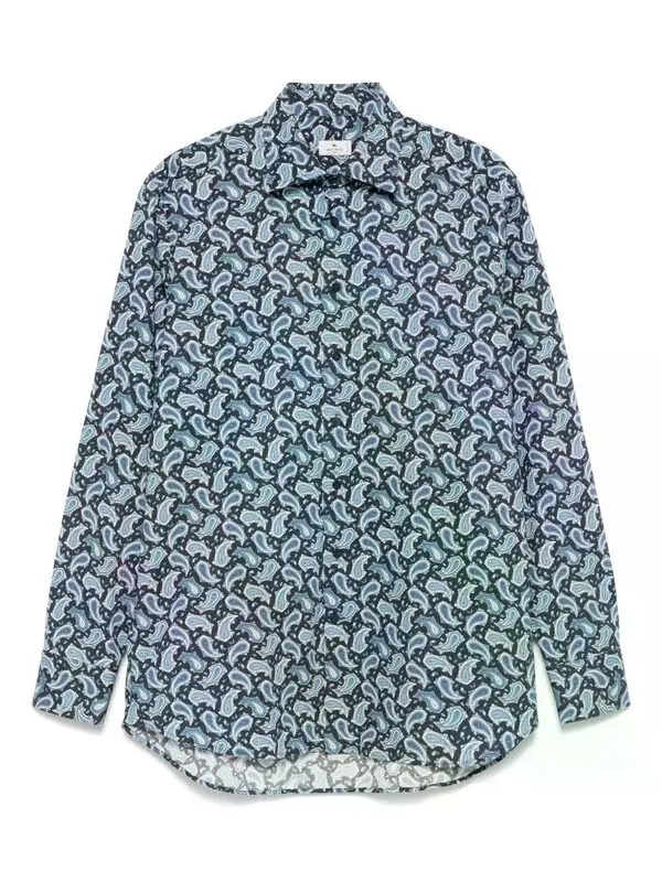 Etro Paisley-print Shirt - Blue