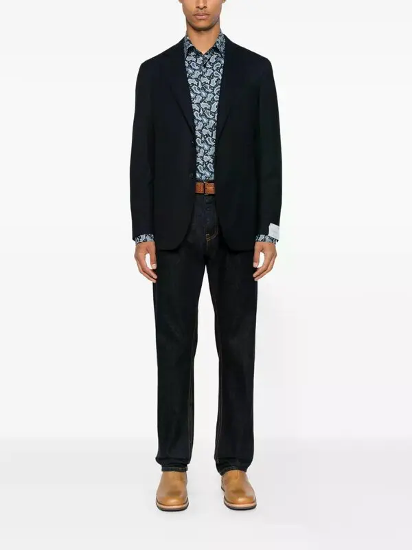 Etro Paisley-print Shirt - Blue