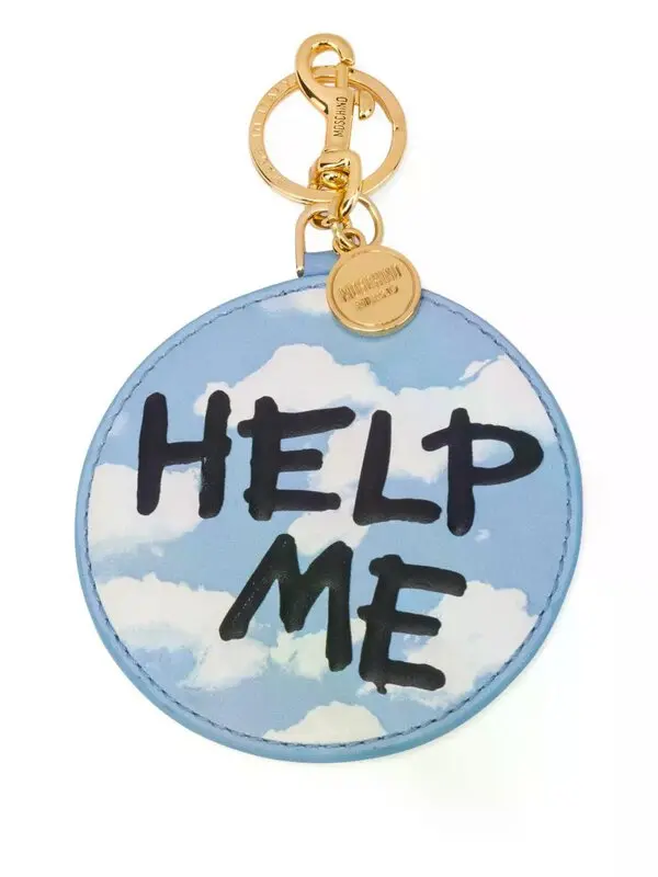 Moschino Cloud Keyring - Blue