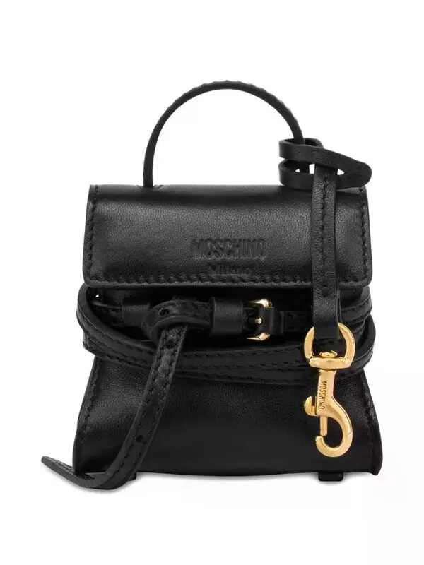Moschino Bag Keyring - Black