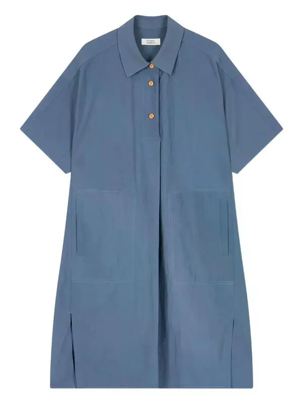 STUDIO TOMBOY Button-down Utility Midi Dress