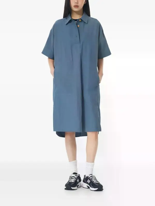 STUDIO TOMBOY Button-down Utility Midi Dress