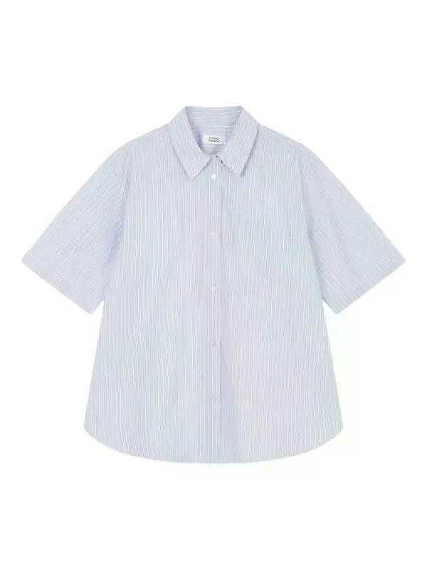 STUDIO TOMBOY Short-sleeve Striped Shirt