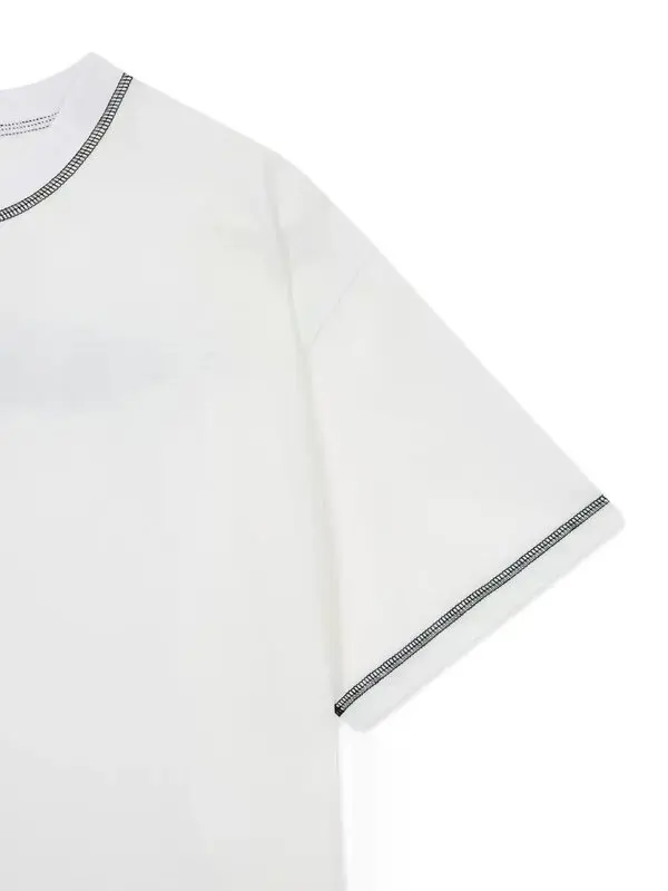 STUDIO TOMBOY Contrasting-trim T-shirt