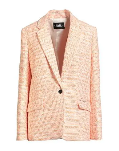 Karl Lagerfeld Single-breasted Blazer - Orange