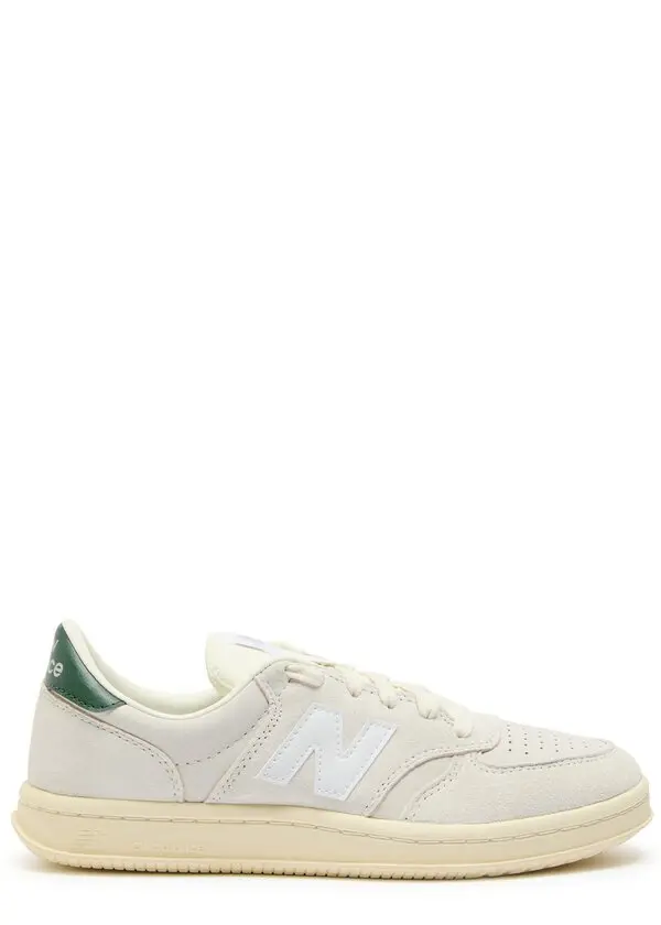 NEW BALANCE T500 Court Panelled Leather Sneakers