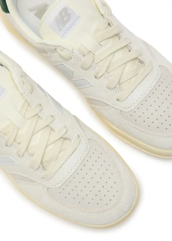 NEW BALANCE T500 Court Panelled Leather Sneakers