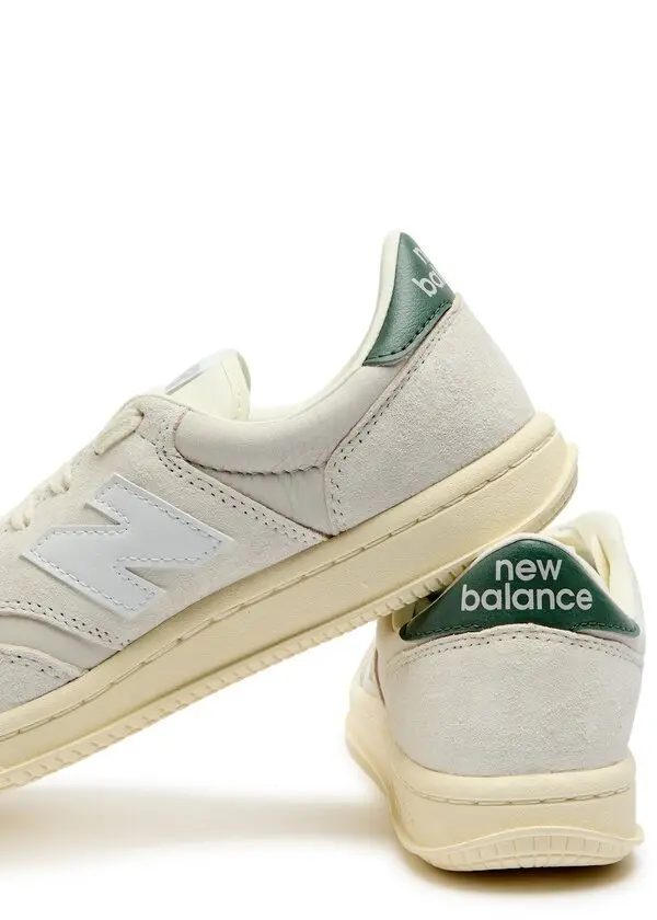 NEW BALANCE T500 Court Panelled Leather Sneakers