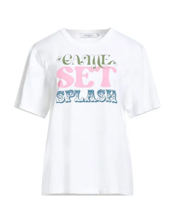 Maison Kitsuné Printed Cotton T-shirt - White