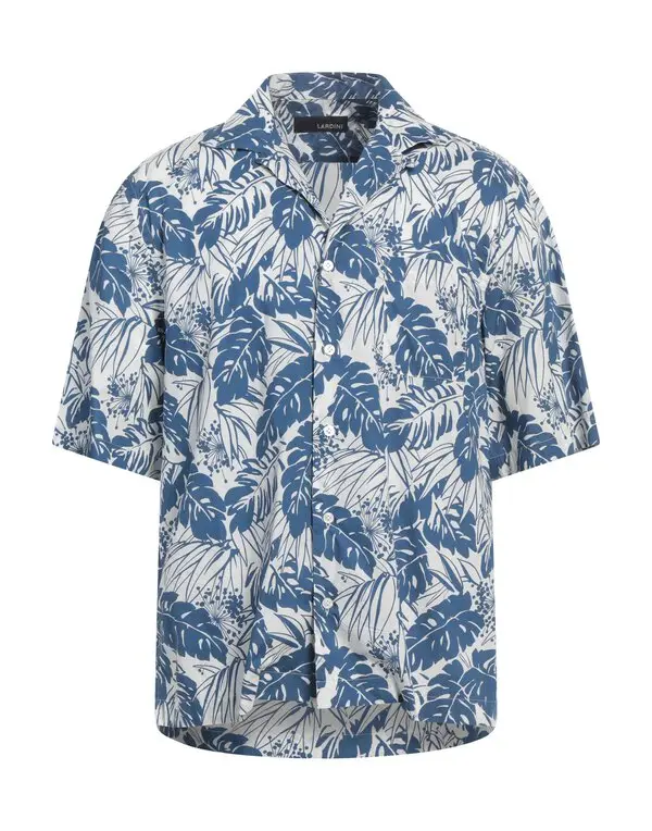LARDINI Shirt Size Cotton - Blue